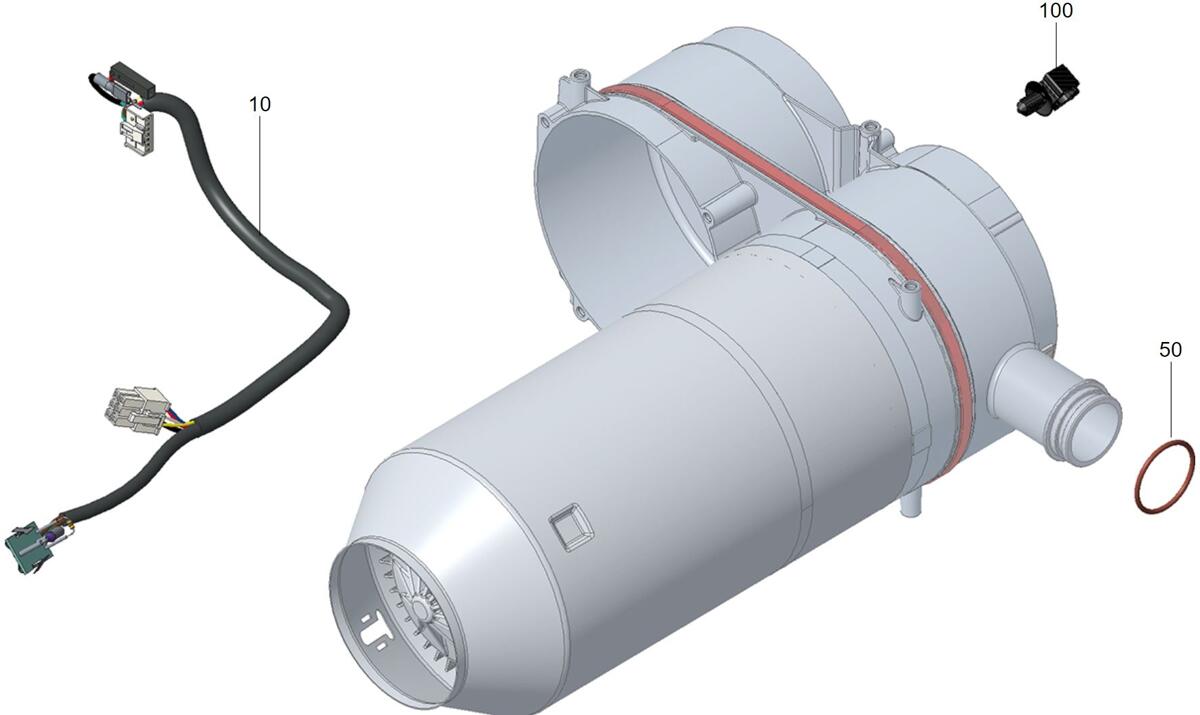 Kabelbaum, Motor - Truma Ersatzteil Nr. 39050-00192 - für Vario Heat ...