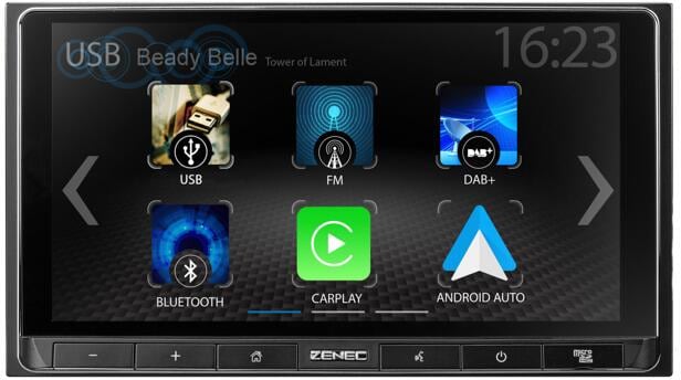 XZENT Z-N538 Infotainer, 2DIN, 6,75" (17,1cm) Touchscreen, schwarz bei ...