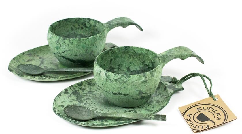 Kupilka Slow Down Geschirrset, 6-teilig, grün bei Camping Wagner ...