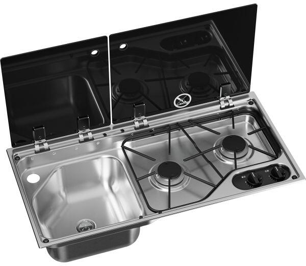 Dometic CVC1700G Kocher-Spülenkombination, Becken links bei Camping ...