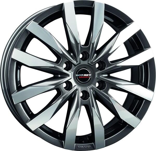 Borbet CW6 Alufelge, 6,5x16", 6-Loch, ET 54mm für MB Sprinter ...