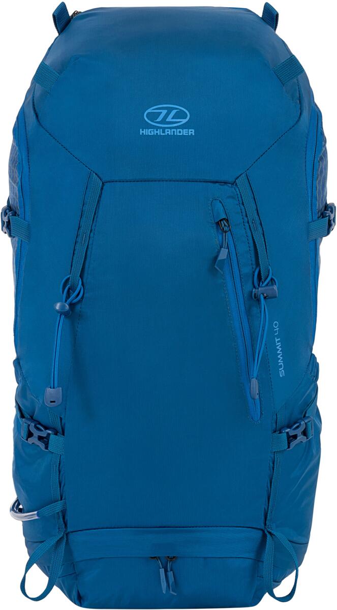 Highlander Summit Rucksack, 40L, blau bei Camping Wagner Campingzubehör