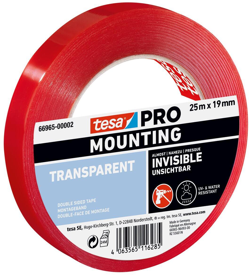 Tesa Pro Mounting Klebeband, doppelseitig, transparent bei Camping ...