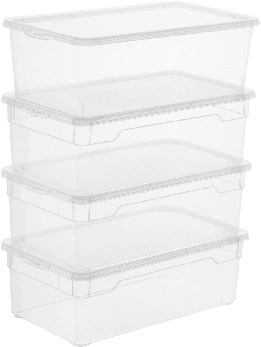 Rotho Clear Box, 4-teilig bei Camping Wagner Campingzubehör