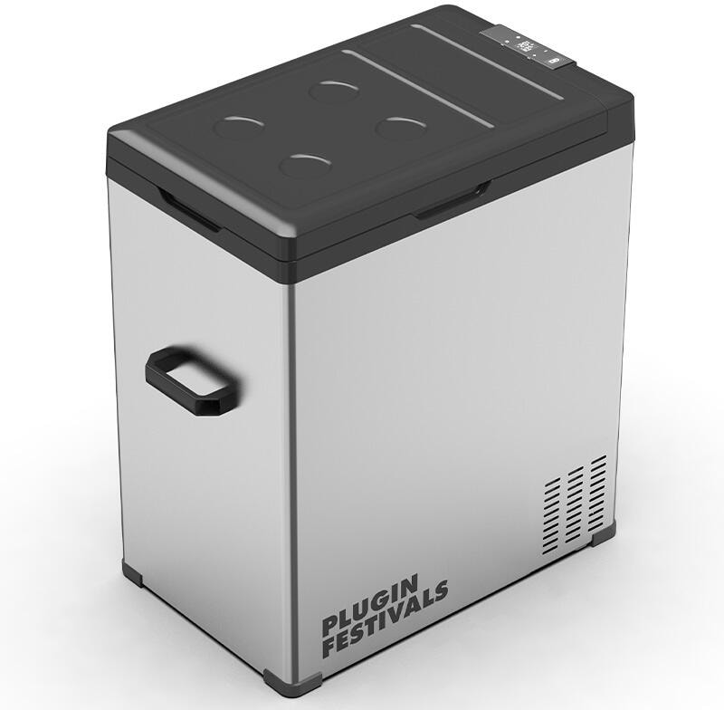 Plug-in Festivals IceCube 65 Kompressor-Kühlbox, 12/24/230V, 65L bei Camping Wagner Campingzubehör