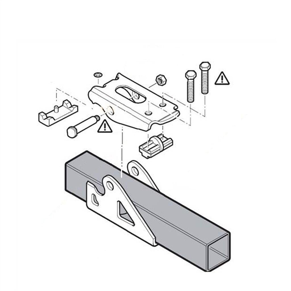 Truma Befestigung kpl. ab 05/2012 - Truma Ersatzteil Nr. 60030-98100 ...