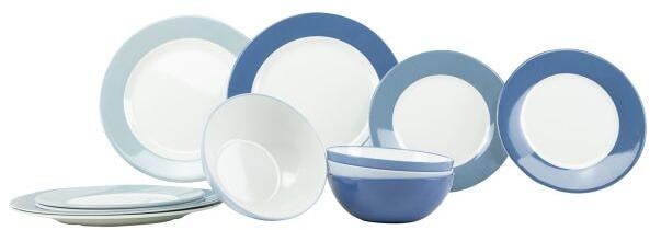 Gimex Colour Line Geschirrset, 12-teilig, Sky bei Camping Wagner ...