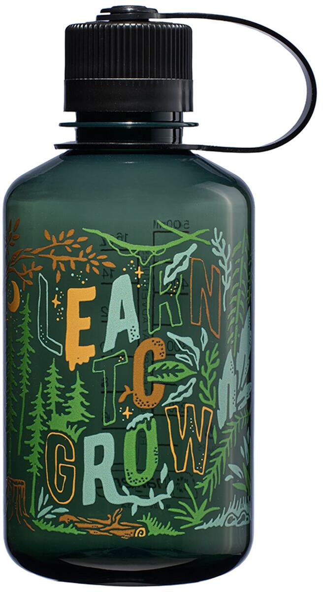 Nalgene EH Sustain Trinkflasche, 0,5L, learn to grow bei Camping Wagner Campingzubehör