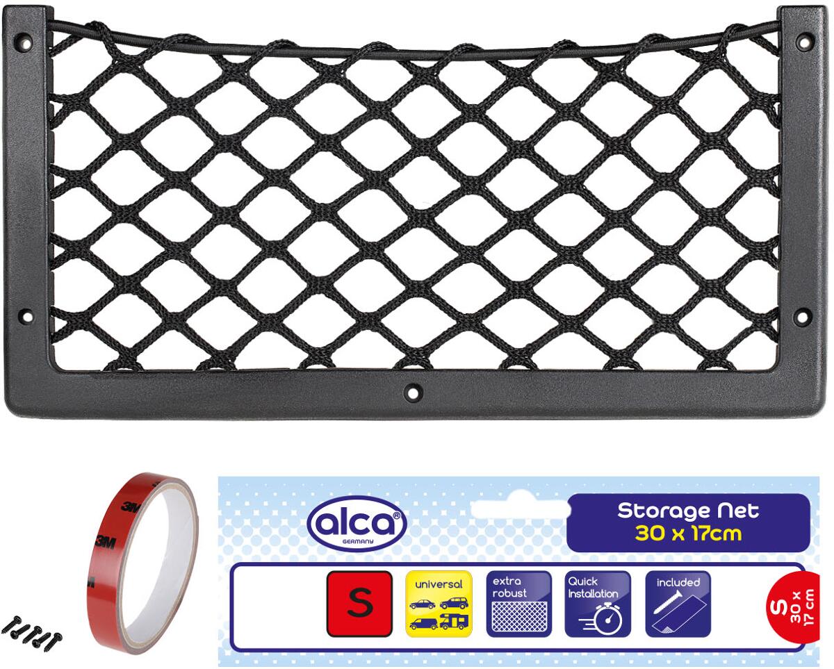 Alca Storage Net Ablagenetz, 302x169mm, schwarz bei Camping Wagner ...