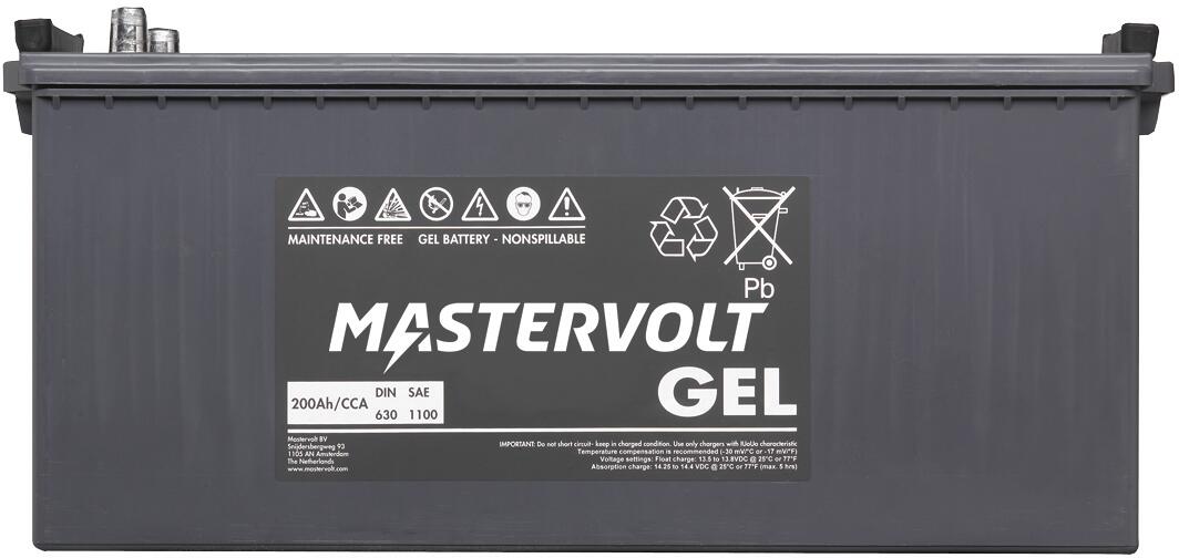 Mastervolt MVG 12/200 Gel-Batterie, 200Ah bei Camping Wagner Campingzubehör