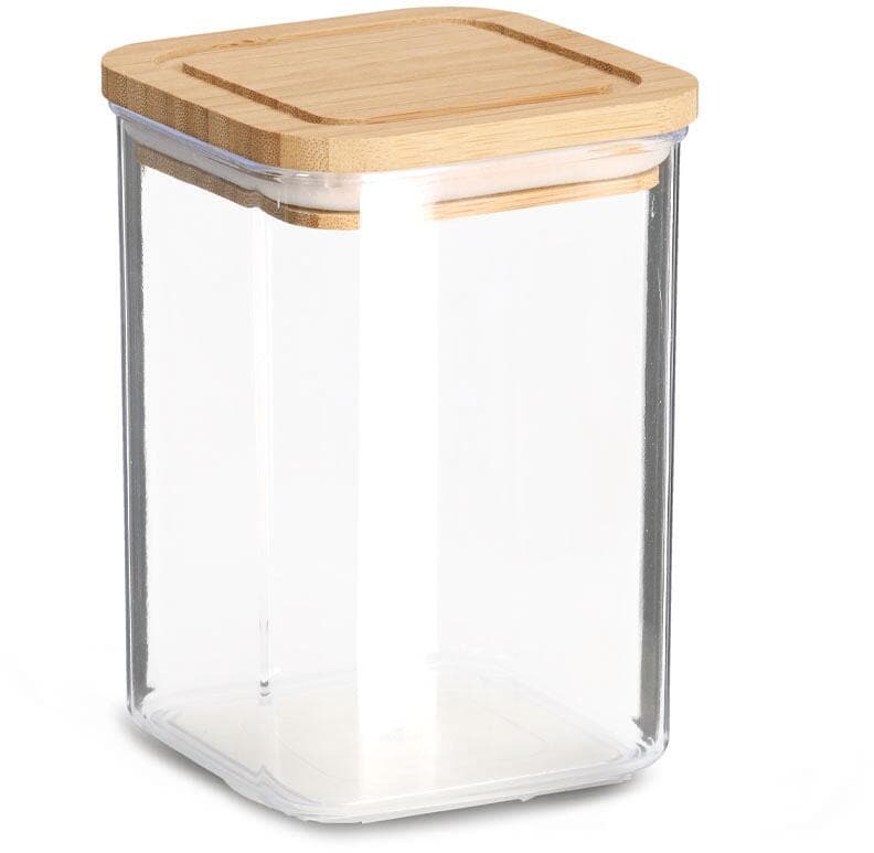 Zeller Vorratsdose mit Bambusdeckel, Kunststoff, transparent, 800ml bei ...