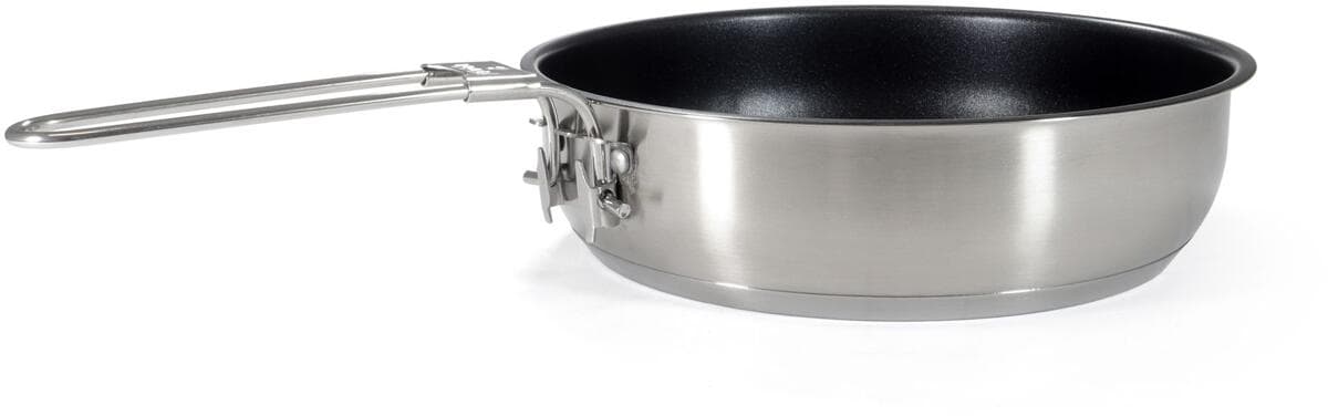 Origin Outdoors Non-Stickn Edelstahlpfanne, Antihaftbeschichtung, Ø 24 ...