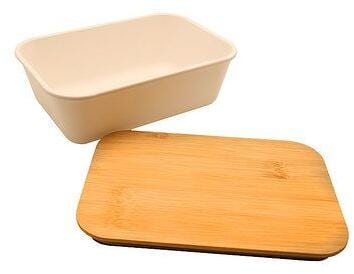 Baladeo Bento Ikoma,Lunchbox weiß, mit Bambusdeckel bei Camping Wagner ...
