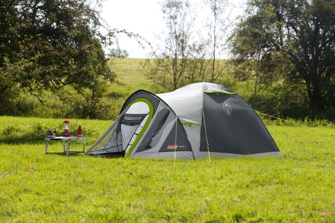 Coleman Darwin Plus Kuppelzelt, 4 Personen, grau bei Camping Wagner ...