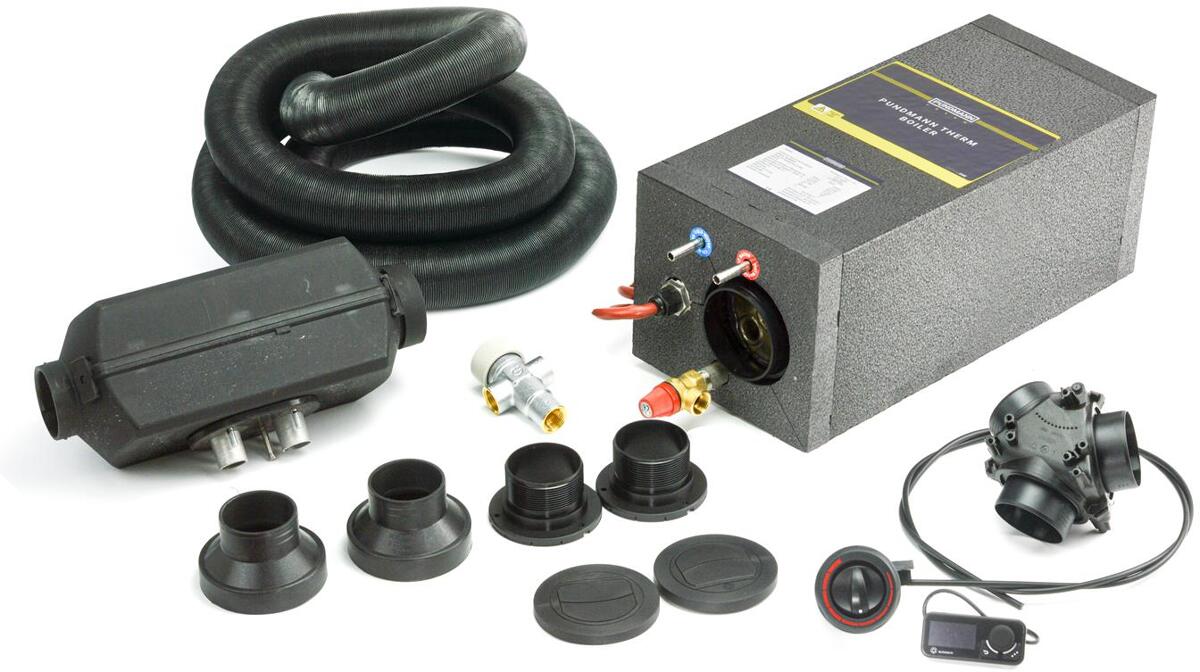 Pundmann Warmduscher-Set 9L, Therm Boiler 9 Air 12V und Autoterm AIR 2D ...