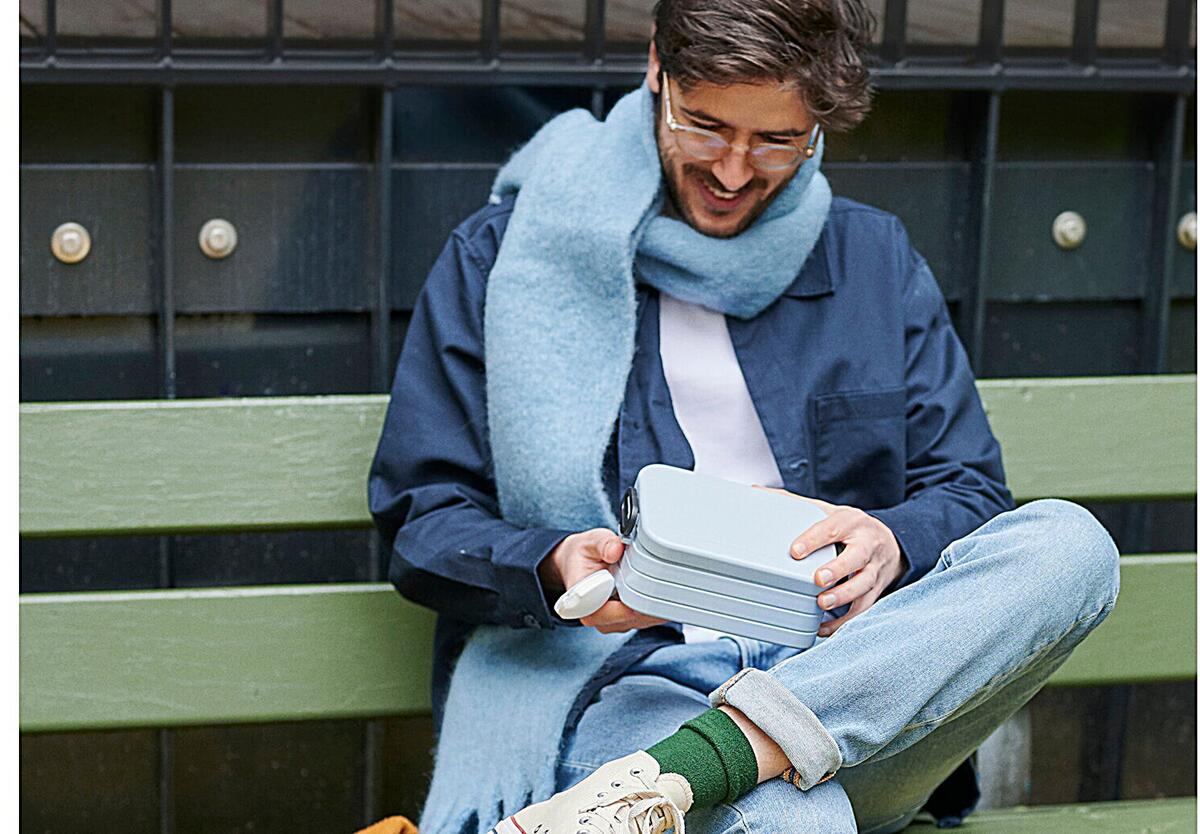 Mepal Bento Take a Break Lunchbox, 900ml, nordic blue bei Camping ...