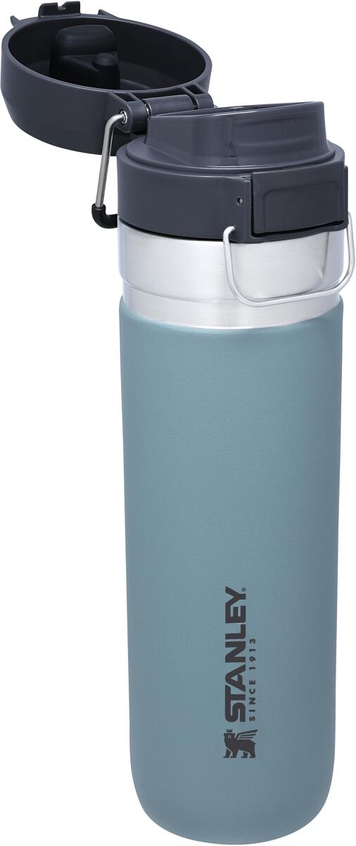 Stanley Quick Flip Wasserflasche, edelstahl, 700ml, shale bei Camping ...