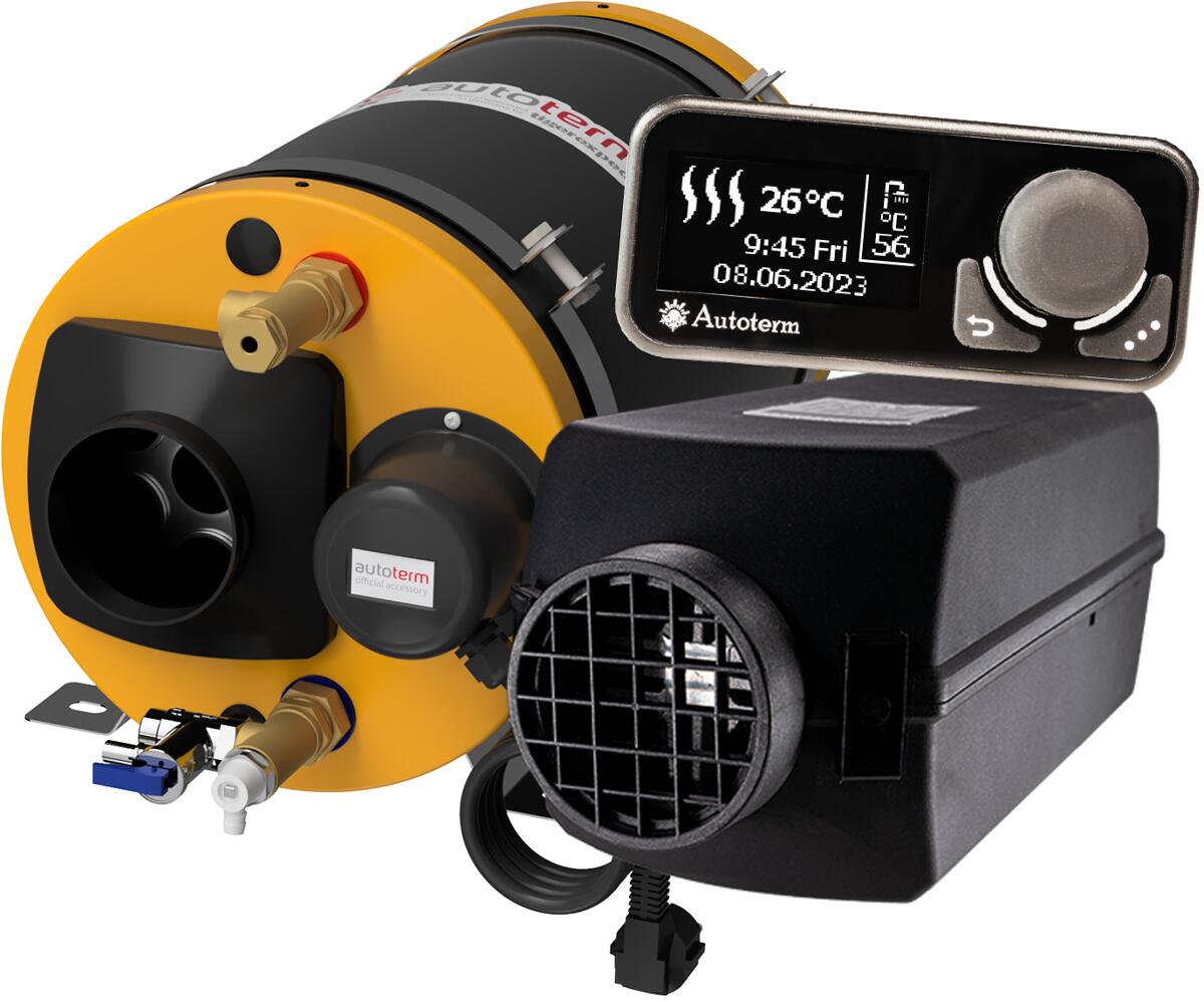 Autoterm tigerexped Warmduscher-Kit 2.0 - Standheizung TWIN 2-Kit 24V ...
