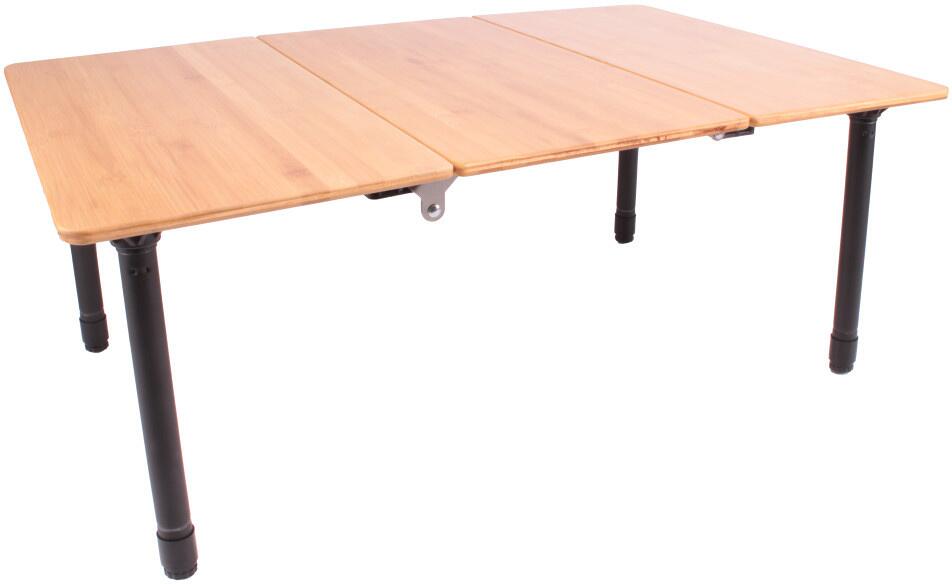 Via Mondo Bambus Falttisch, 75x50x30/40cm bei Camping Wagner Campingzubehör