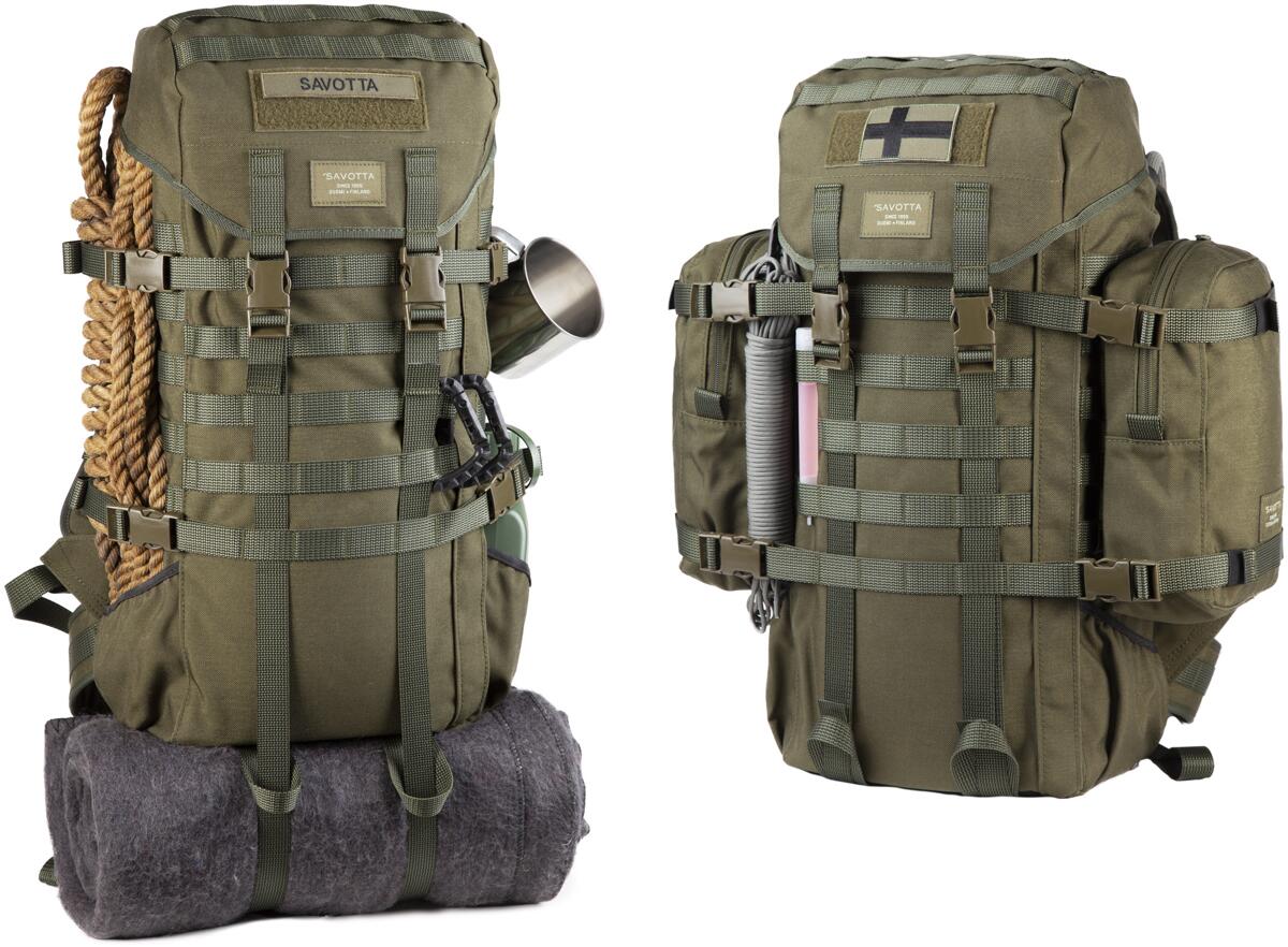 Savotta Jääkäri Rucksack, M, grün bei Camping Wagner Campingzubehör