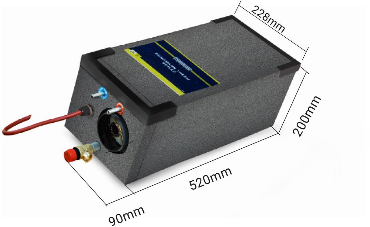 Pundmann Warmduscher-Set 9L, Therm Boiler 9 Air 230V und Autoterm AIR ...
