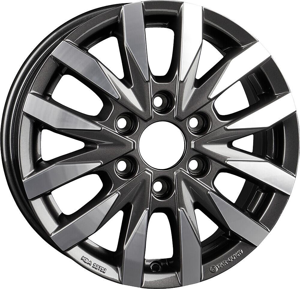 Borbet CW6 Alufelge, 7,5x18", 6-Loch, ET 47mm für MB Sprinter ...