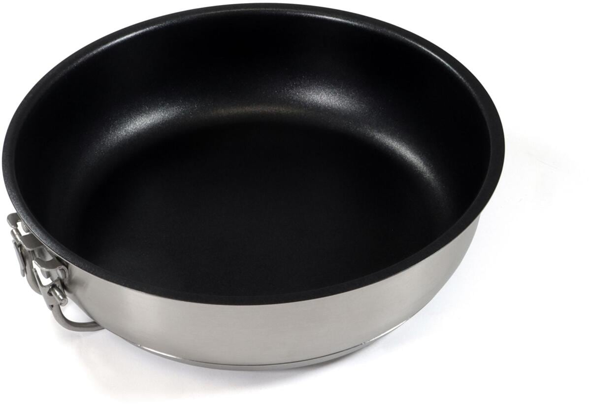 Origin Outdoors Non-Stickn Edelstahlpfanne, Antihaftbeschichtung, Ø 24 ...