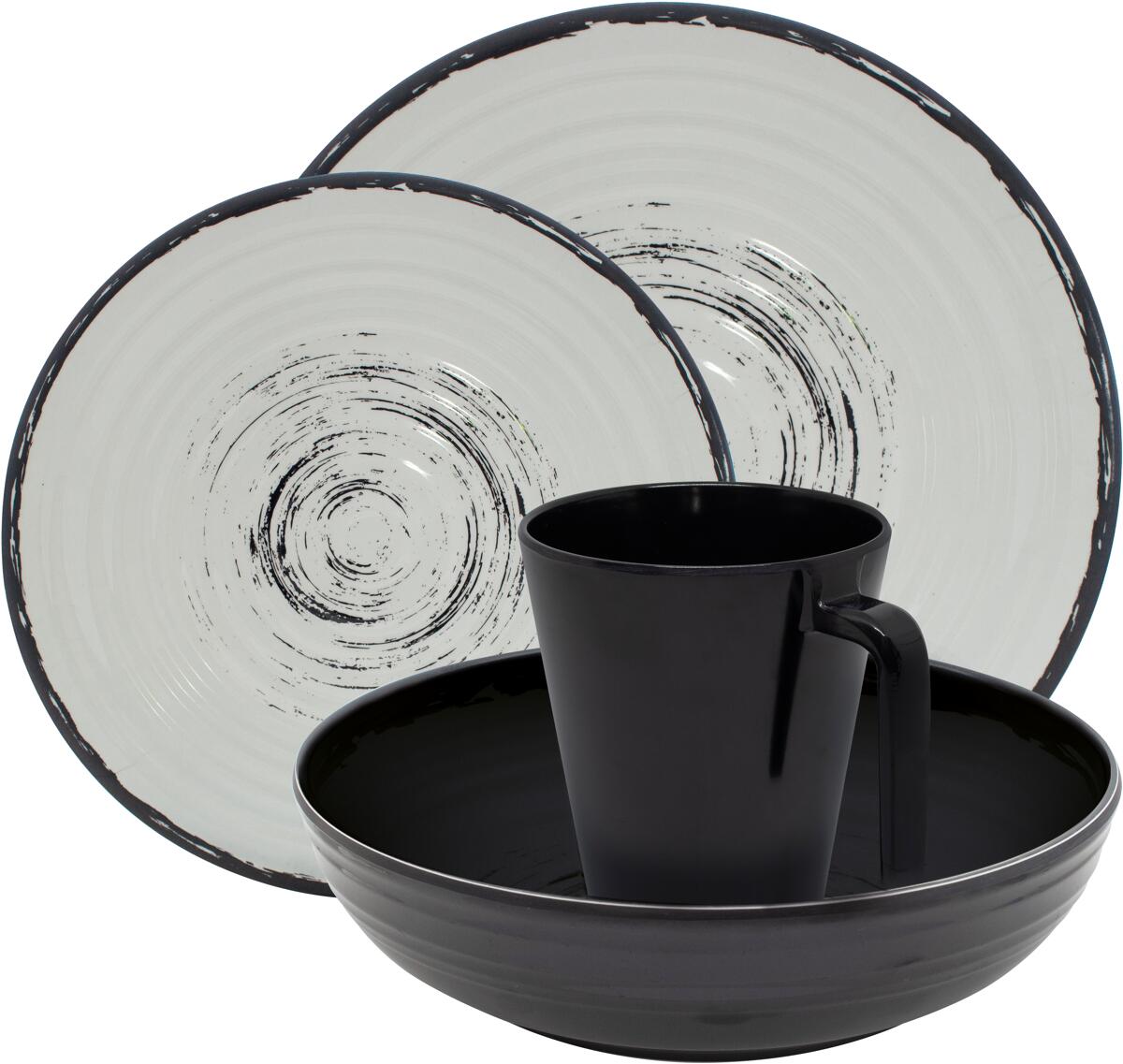 Eurotrail Tischgeschirr, Anti-Slip, 16-teilig, Isla bei Camping Wagner ...