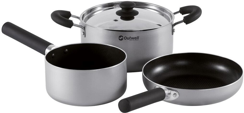 Outwell Feast M Kochset, Aluminium, silber bei Camping Wagner ...