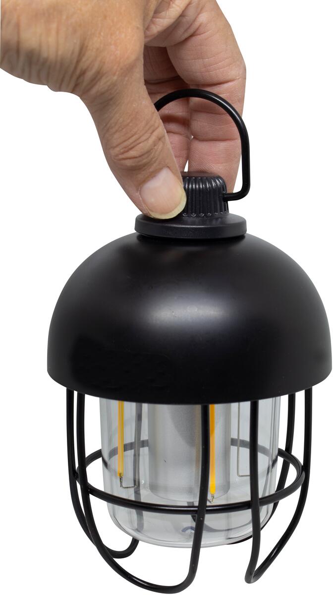 Eurotrail Tivo Wiederaufladbare Campinglampe, Schwarz bei Camping ...