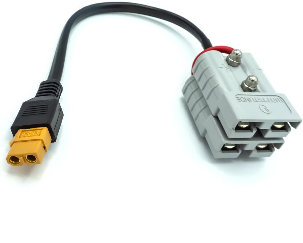 WATTSTUNDE AK-XT60-A50.2-S Y-Serien-Stecker auf Anderson bei Camping ...