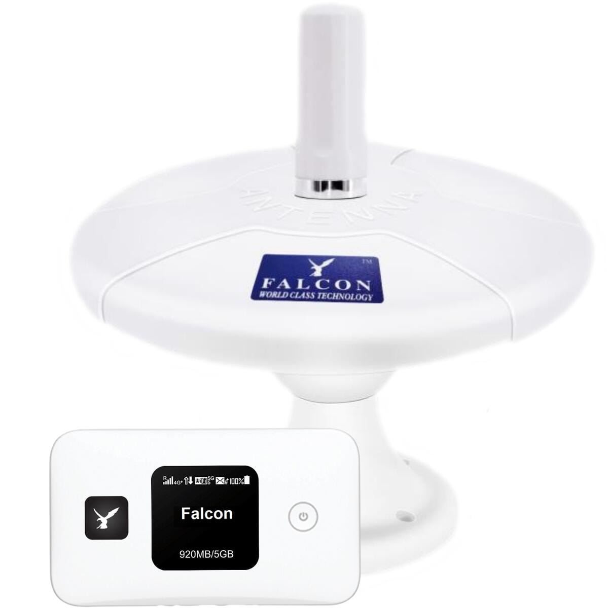 Falcon EVO 5G DTV Dachantenne, inkl. mobilem 4G Router, 300Mbit bei ...