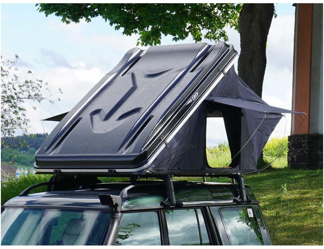 Prime Tech Delta Hartschalen-Autodachzelt, grau bei Camping Wagner ...