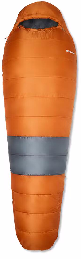 Marmot Trestles Elite Eco 0 Regular Mumienschlafsack, Tangelo/Steel ...
