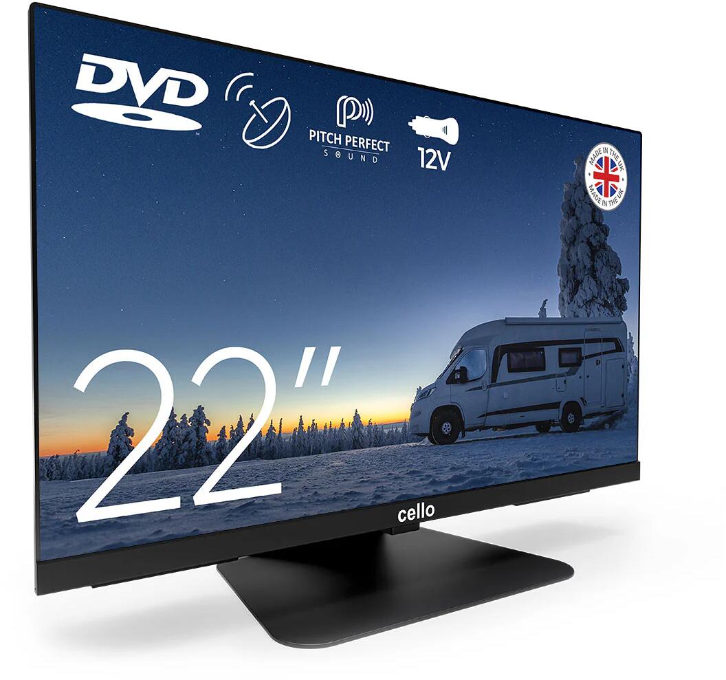 Cello 22″ Camping LED TV Triple Tuner mit DVD und Pitch Perfect Sound ...