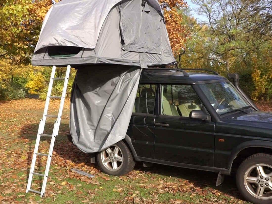 Prime Tech Wasteland Dachzelt, klein, grau bei Camping Wagner ...