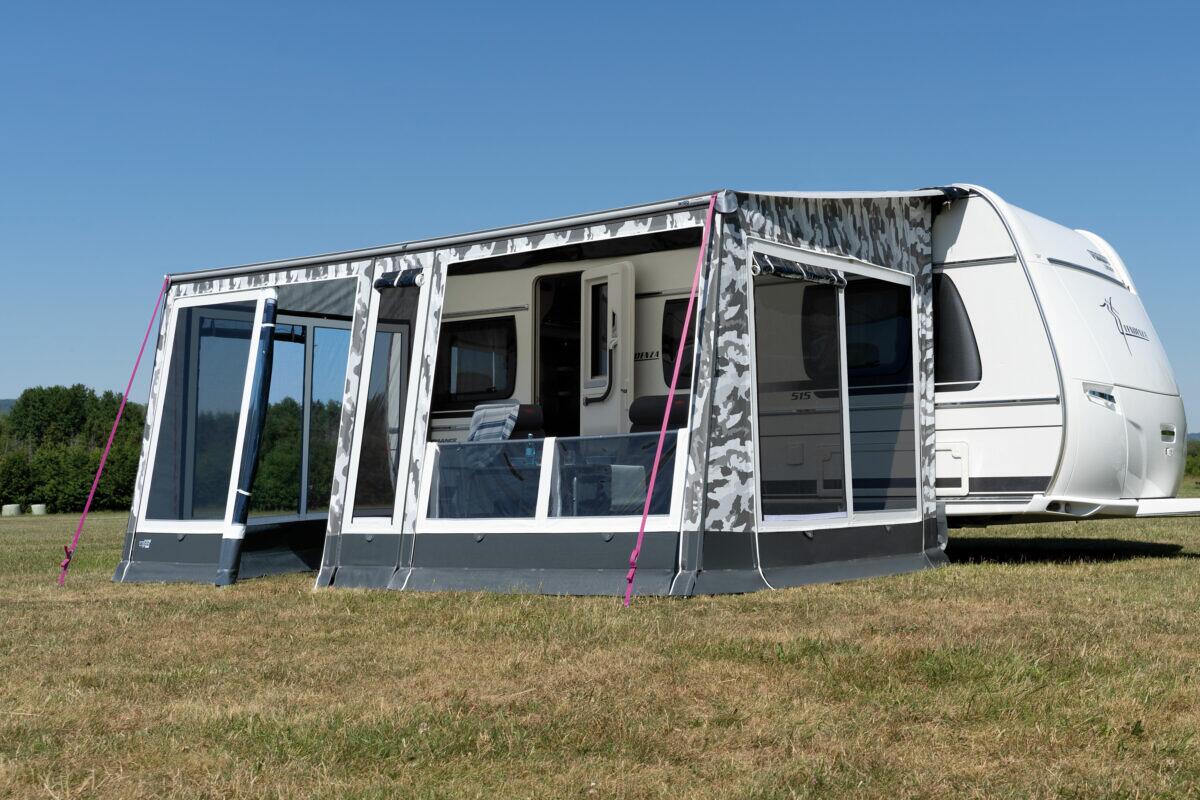 Wigo Rolli Modul Camou Markisenvorzelt - Vorderwand, 350cm bei Camping ...