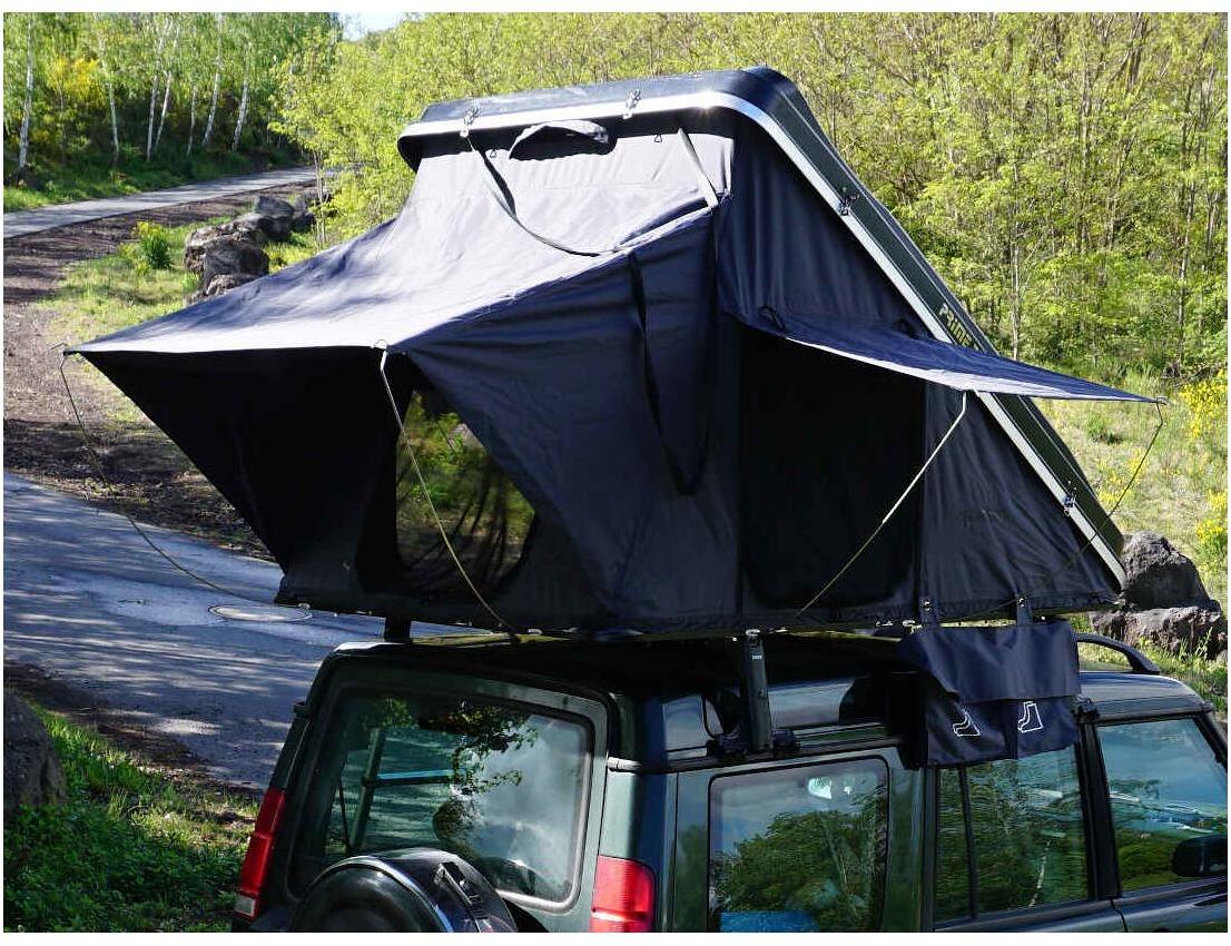 Prime Tech Delta Hartschalen-Autodachzelt, grau bei Camping Wagner ...